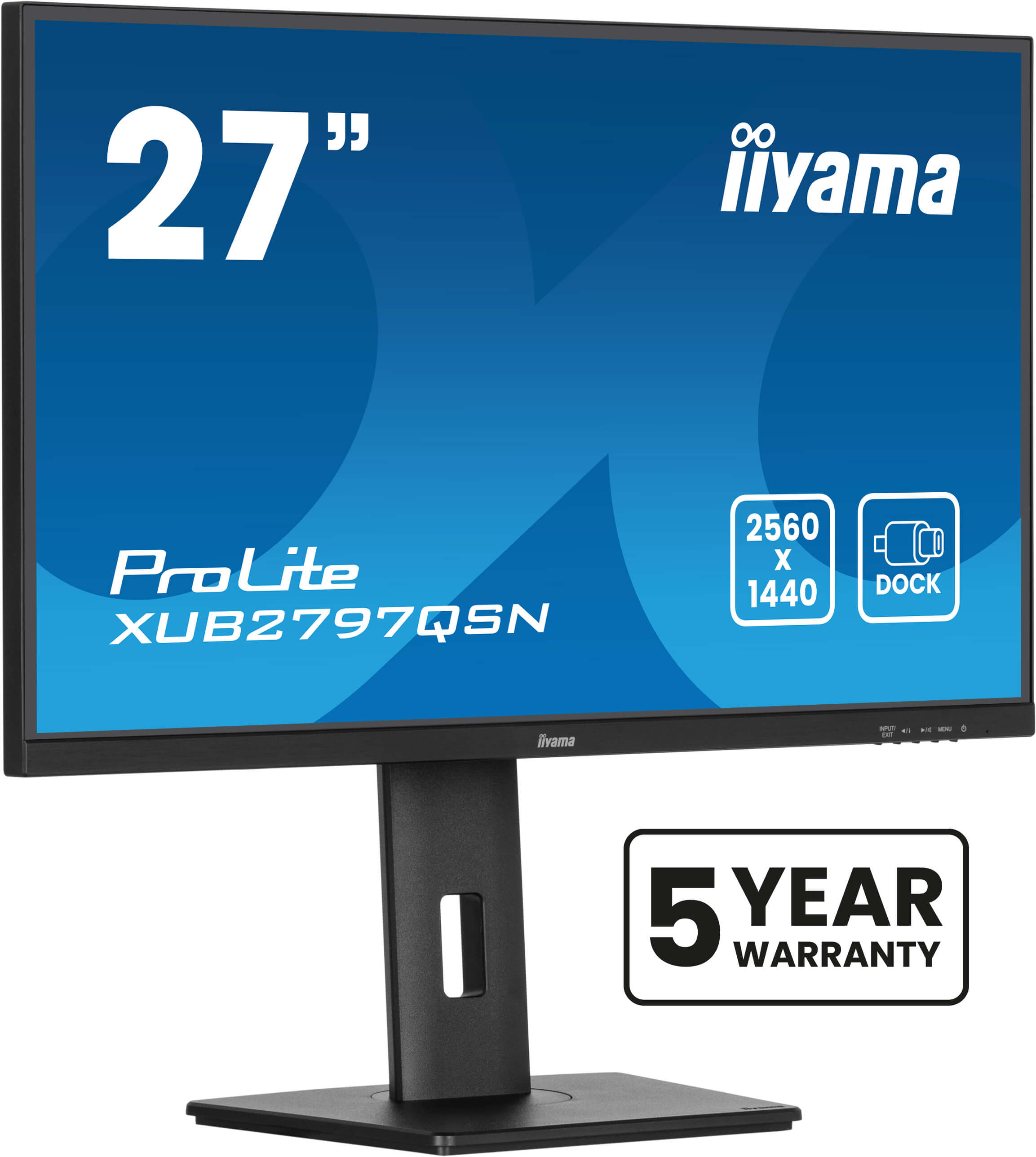 iiyama - ProLite XUB2797QSN-B2 27’’ QHD IPS technology panel with USB-C ...